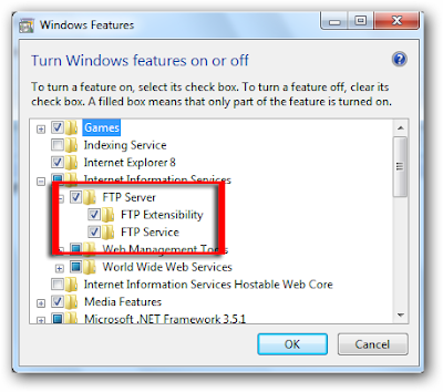 WeB LoG'S JuUiER: Enable FTP on Windows 7