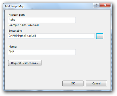 WeB LoG'S JuUiER: Windows 7 + IIS + PHP + MySQL