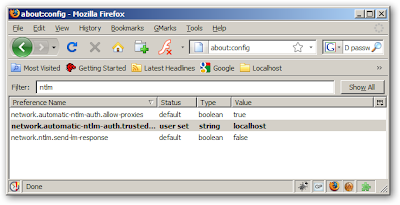 WeB LoG'S JuUiER: Localhost IIS ask user and password