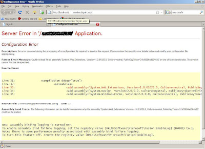 WeB LoG'S JuUiER: Could not load file or assembly 'System.Web.Extensions,...
