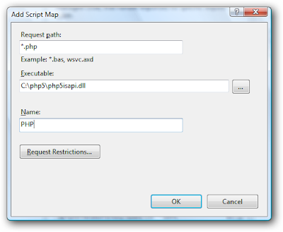 WeB LoG'S JuUiER: Install IIS7 and Config PHP on Vista SP1