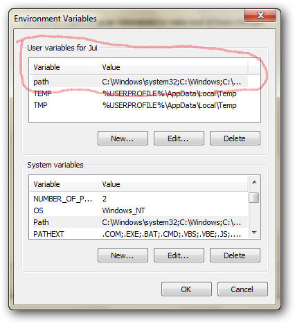 WeB LoG'S JuUiER: Environment Variables in Windows XP