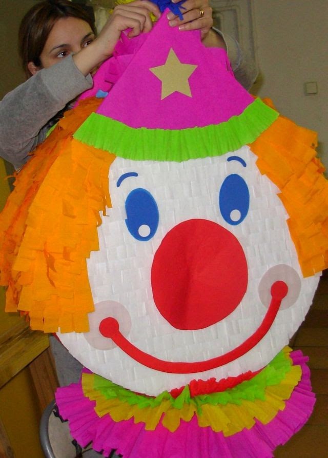 Como hacer piñatas de figuras - Imagui