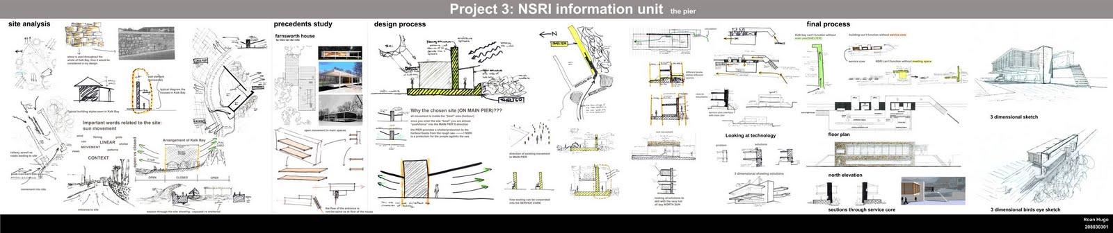 jrhugo ARCHITECTURAL PORTFOLIO: (3rd year) Project 3: NSRI information ...