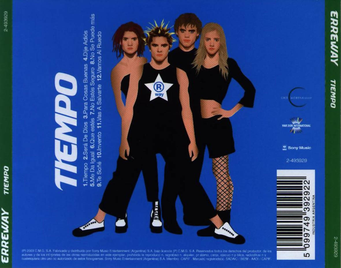 Anna K Downloads: Erreway - CD Tiempo