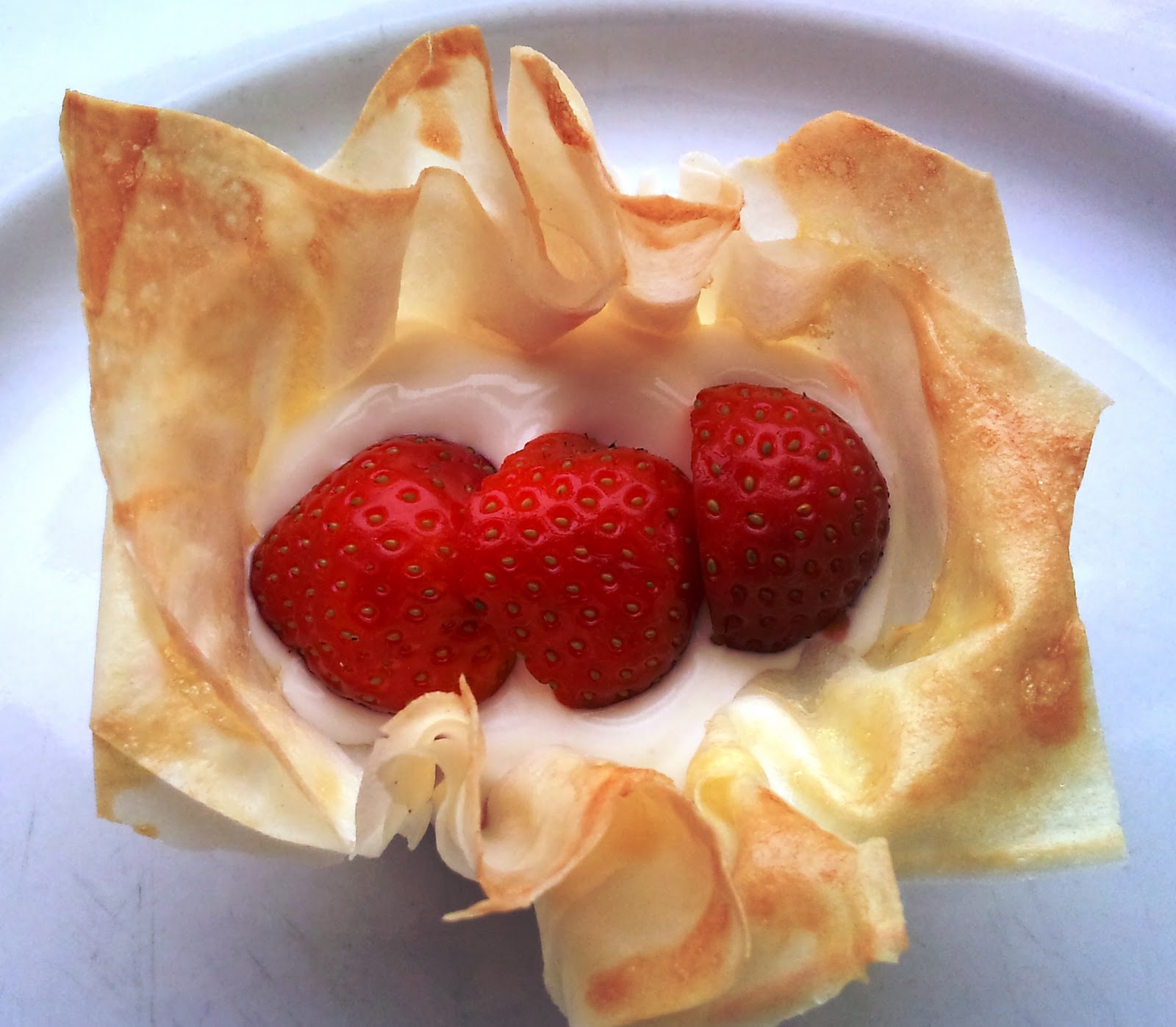 Supper Satisfaction: Strawberry Filo Baskets
