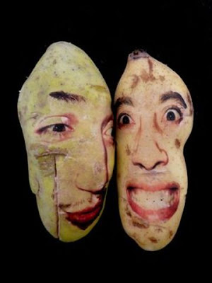 Tattoo and way of life: Creepy Potato Portraits