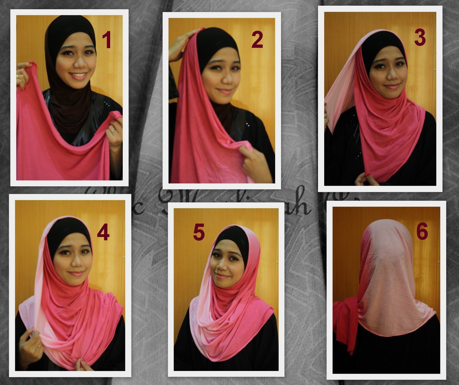 Chic Muslimah Avenue Collections: 2 tone cotton shawl - TUtorial