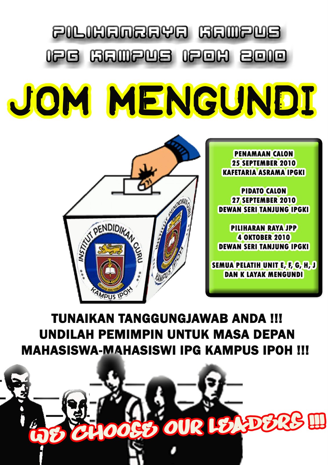 Jawatankuasa Pilihanraya Kampus IPGKI: PILIHANRAYA KAMPUS IPG KAMPUS ...