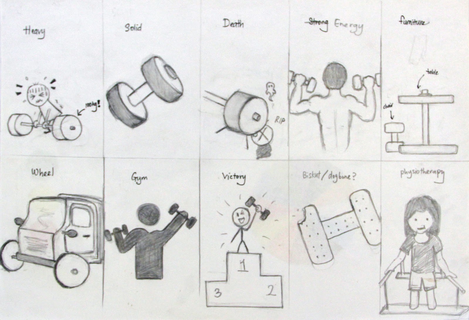 FCM Alpha Semester II Creative Studies: Assignment - 50 Sketches of ...