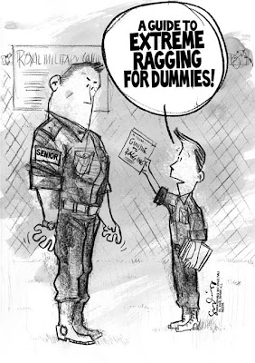 editorial cartoons: RAGGING - cartoon for page 2