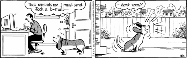 swimming in a sea of love and suffering: fred basset - a comic strip ...