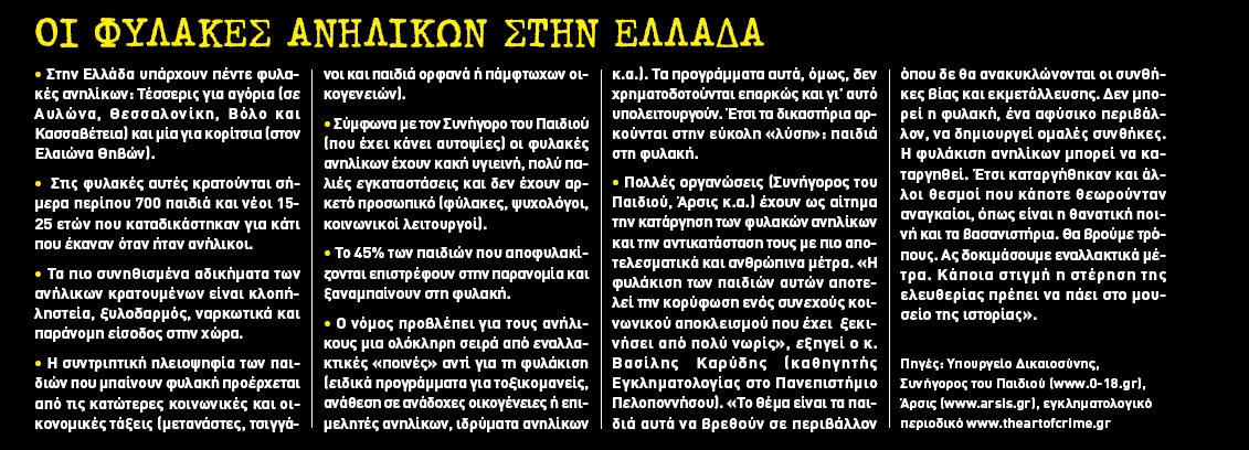 ΠΡΕΖΑ TV ©: ΓΡΑΜΜΑΤΑ ΠΟΥ ΣΥΓΚΛΟΝΙΖΟΥΝ,ΑΠΟ ΤΙΣ ΦΥΛΑΚΕΣ ΑΝΗΛΙΚΩΝ,ΕΤΣΙ ...