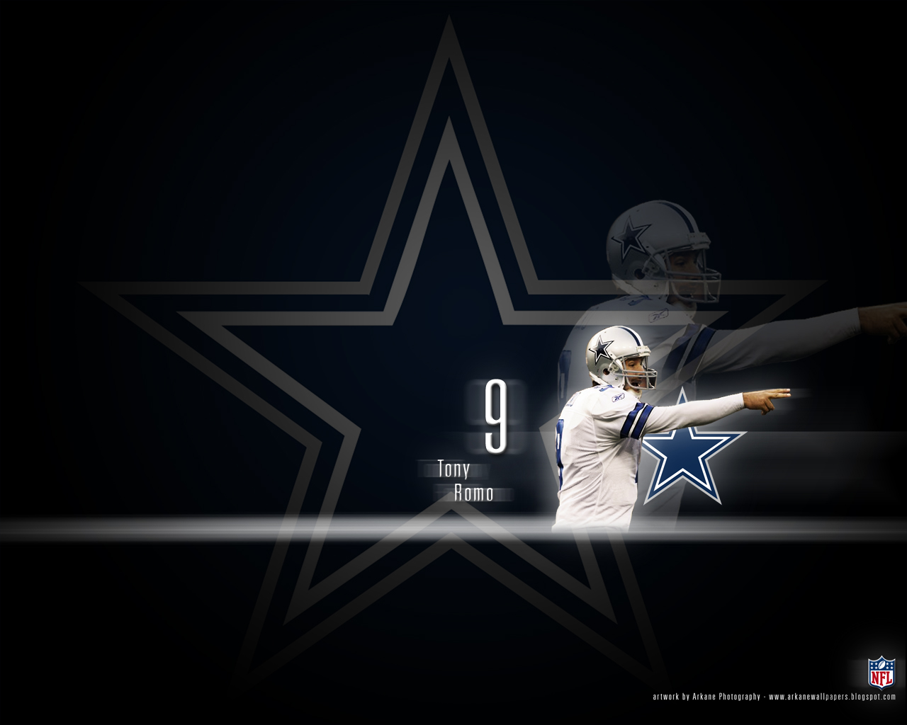 Arkane NFL Wallpapers: Tony Romo - Dallas Cowboys