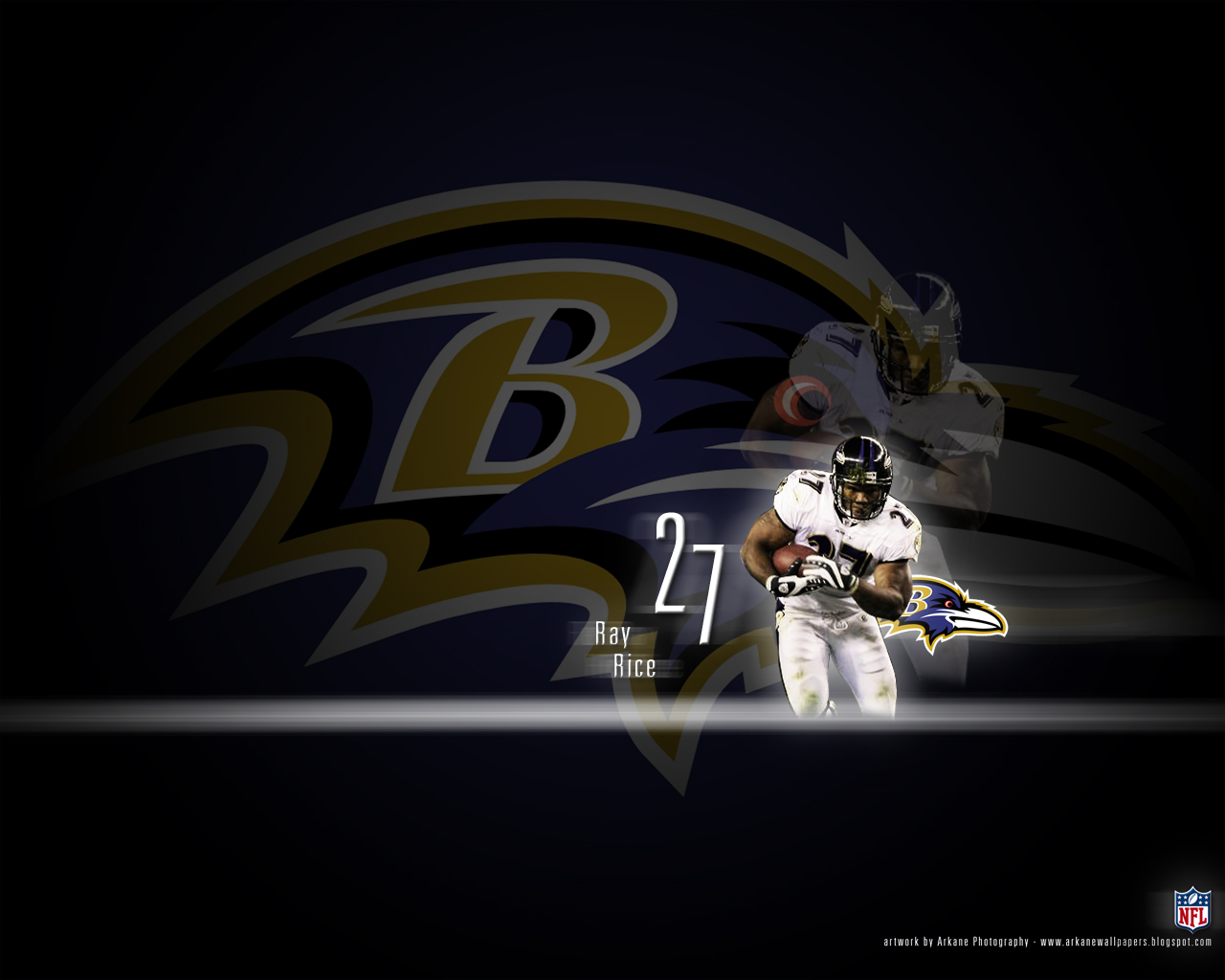 Arkane NFL Wallpapers: Ray Rice - Baltimore Ravens