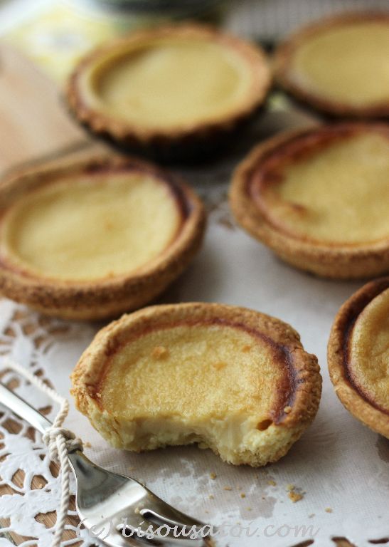Flaky Crust Egg Tarts - Bisous À Toi