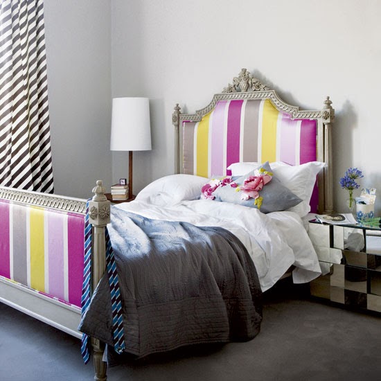 belle maison: Inspirational Snapshot: Colorful Bed