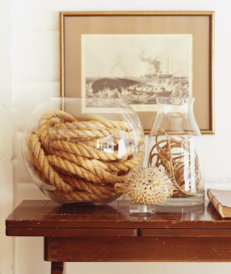 belle maison: Rope Inspired Decor