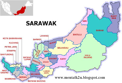 sarawak map – Nanga Kesindu Julau