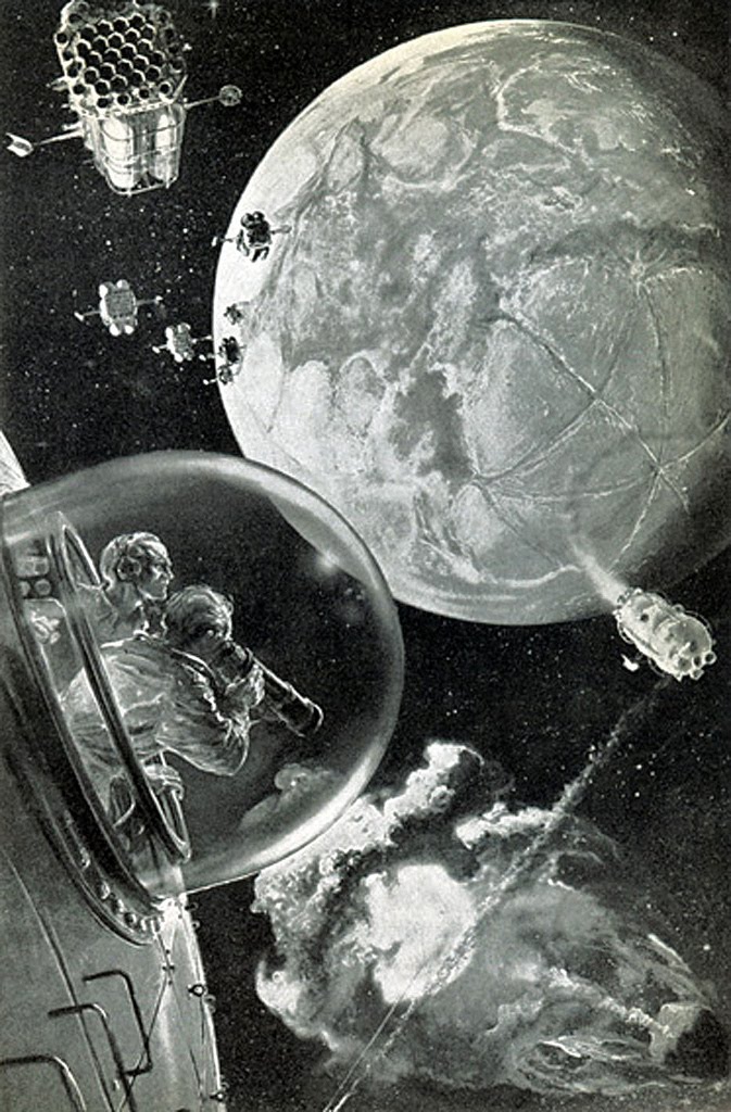 Seduced by the New...: Retro Space Illustrations