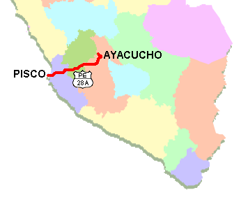INFRAESTRUCTURA PERUANA: Carretera Pisco-Ayacucho