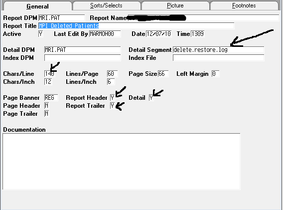 Meditech CS NPR Reports: Delete Restore Log By Patient Insurance