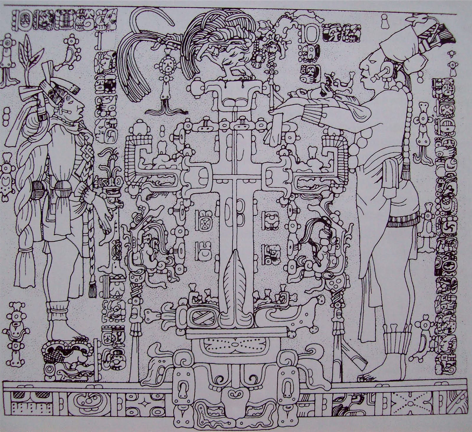 Literatura y Mundo Maya: La Cruz Celeste Maya