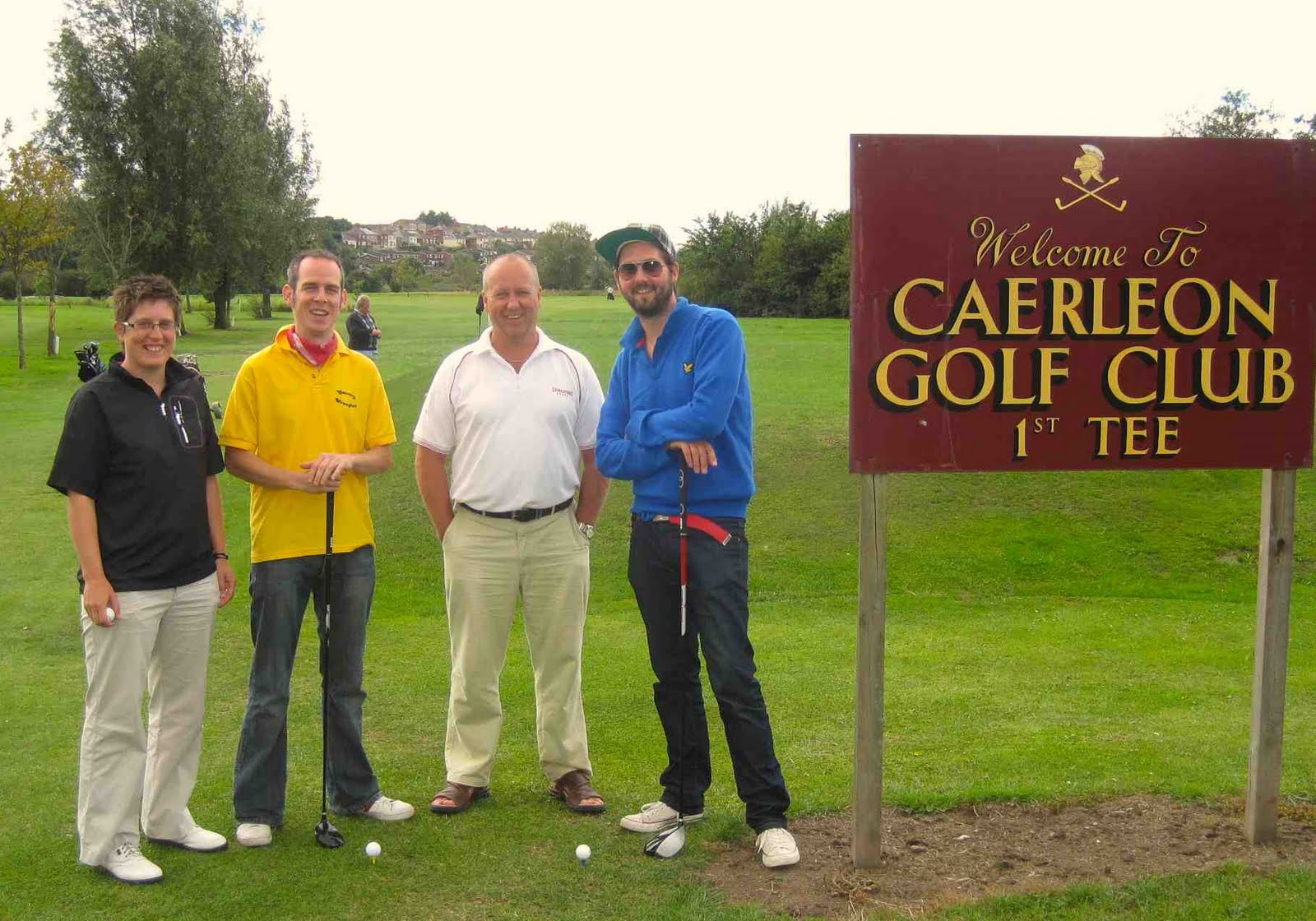 GLC tour blog: GLC's celeb golf tournament Caerleon 25th Sept 2010