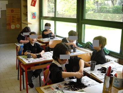 Tutti insieme in classe "Prima B": semina delle zucche di Cenerentola