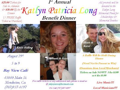 KATLYN PATRICIA LONG 7/31/85 to 5/29/08 JUSTICE-4- KATLYN
