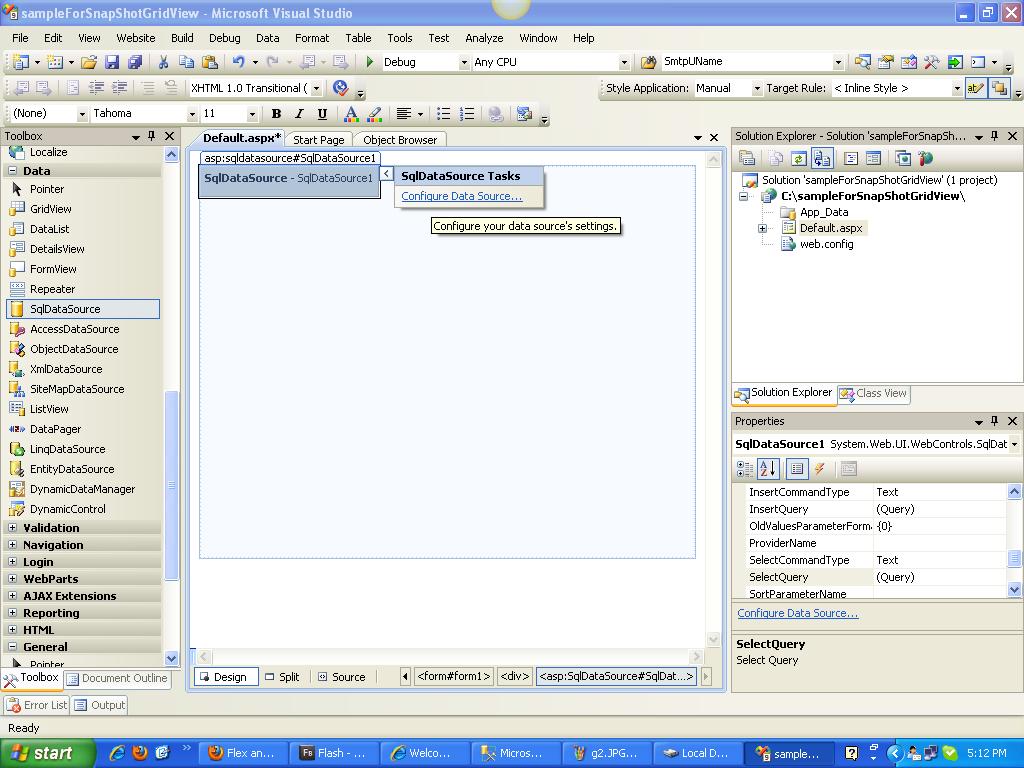 Flex and ASP.net Tutorials--- by Vijay Vignesh B: ASP.NET GridView Samples