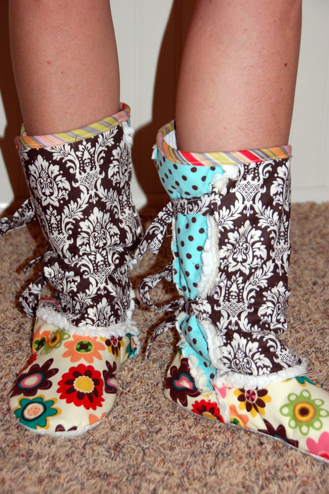 Hotch Potch - A Jumbled Mixture of Cute: Slipper Boots