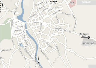 Tomar, a Cidade: MAPA DE TOMAR
