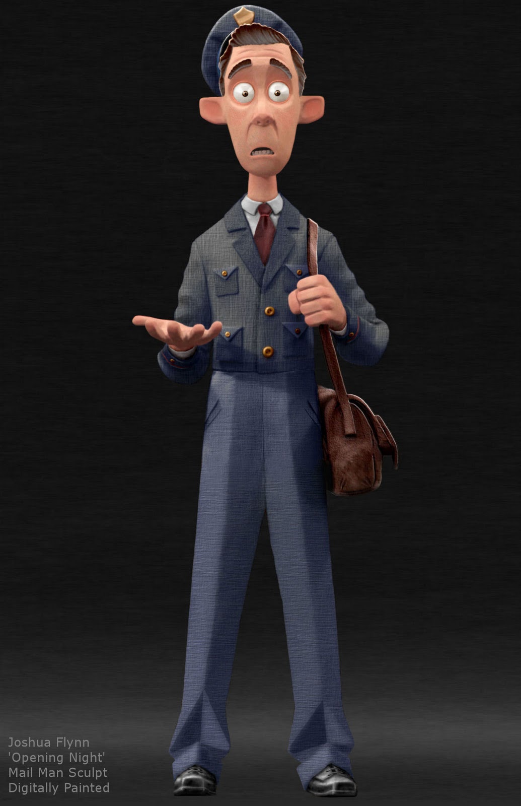 Joshua Flynn: Final Designs- Mail Man & Actress Maquettes