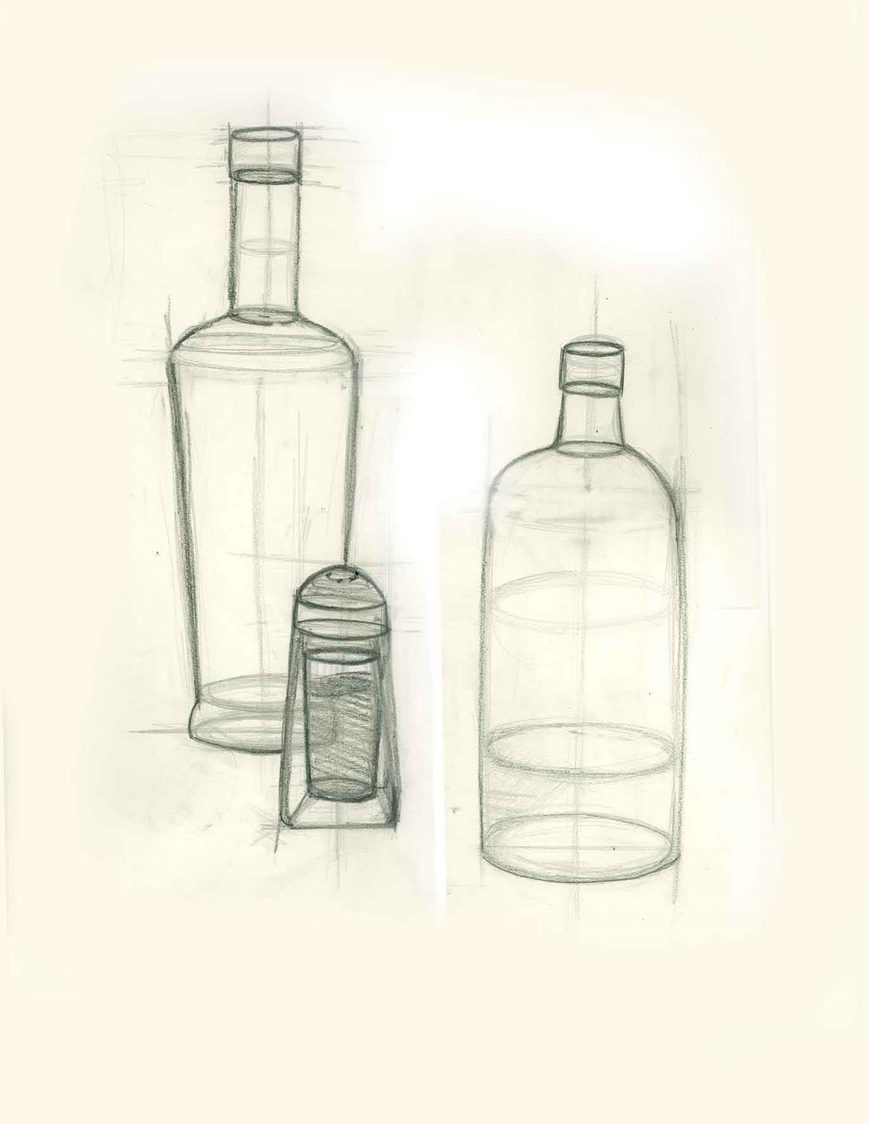 Alternate Reality: Cylinder Still-Life & Additional Sketches