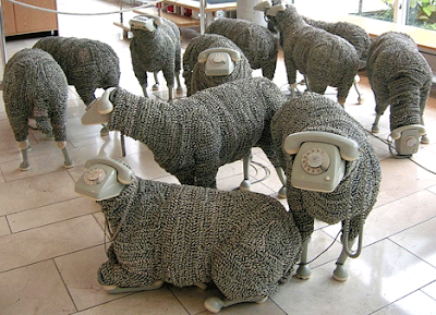 Fine Forex: Telephone Sheep by Jean Luc Cornec