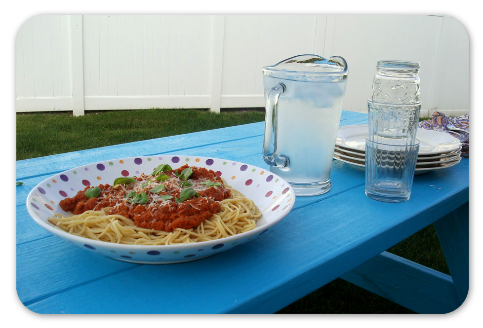 Rookie Cookie: Spaghetti with Roasted Vegetable Sauce