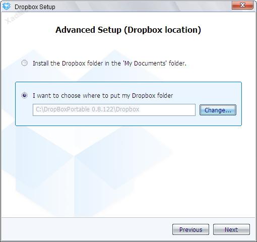 DropBox Portable: DropBox Portable 0.8.112 Bиртуальная флешка