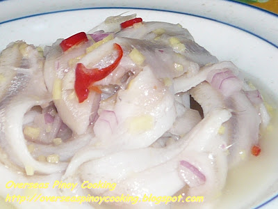 Pinoy Cooking Recipes: Kinilaw na Dilis