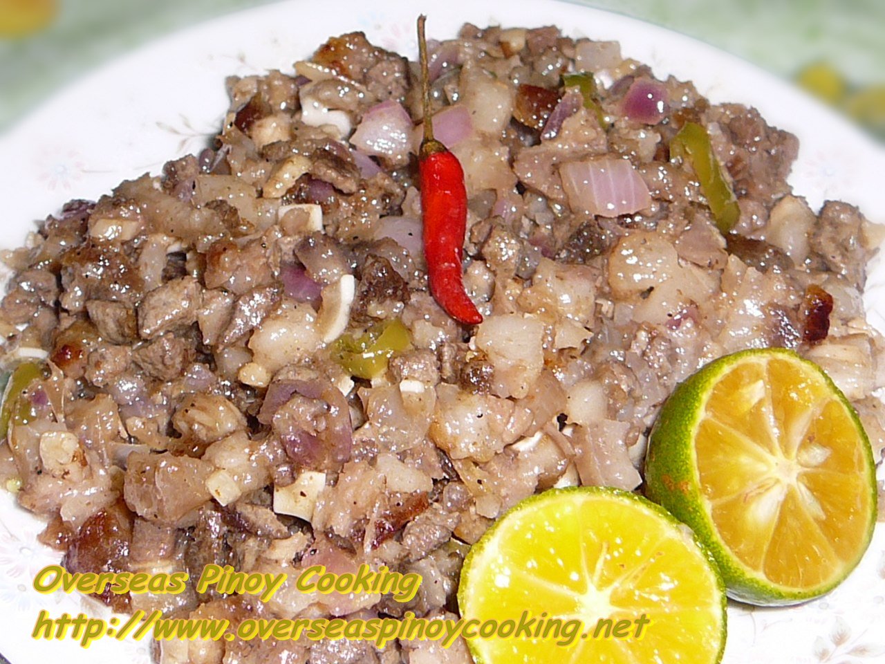 Overseas Pinoy Cooking: Crispy Sisig