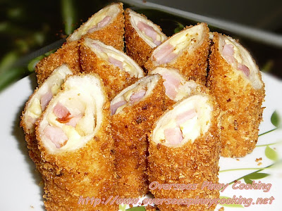 Blok: Pinoy Ham and Cheese Bread Roll