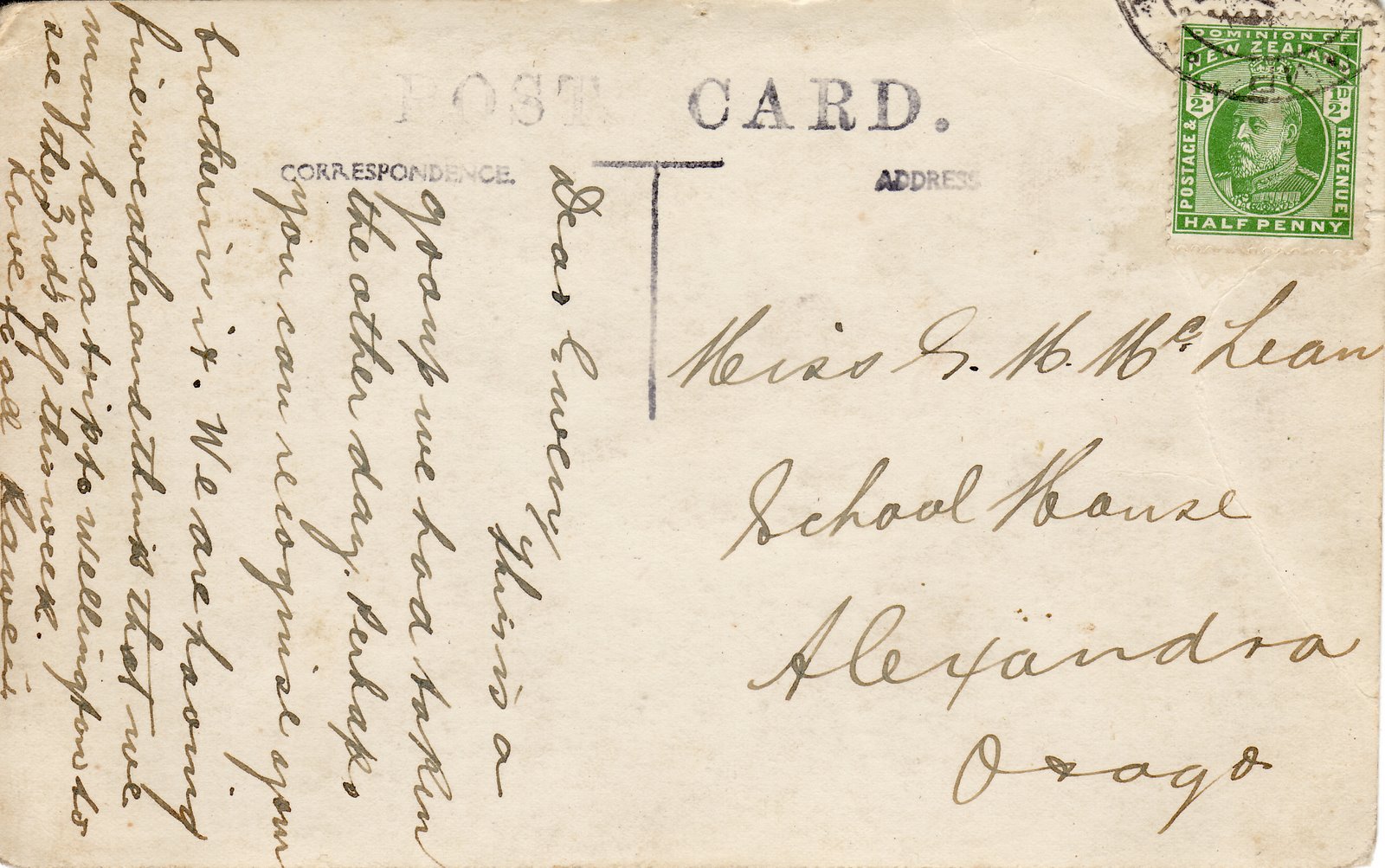 D.R. McLean's ANZAC Letters: Postcard of D.R. McLean's Company