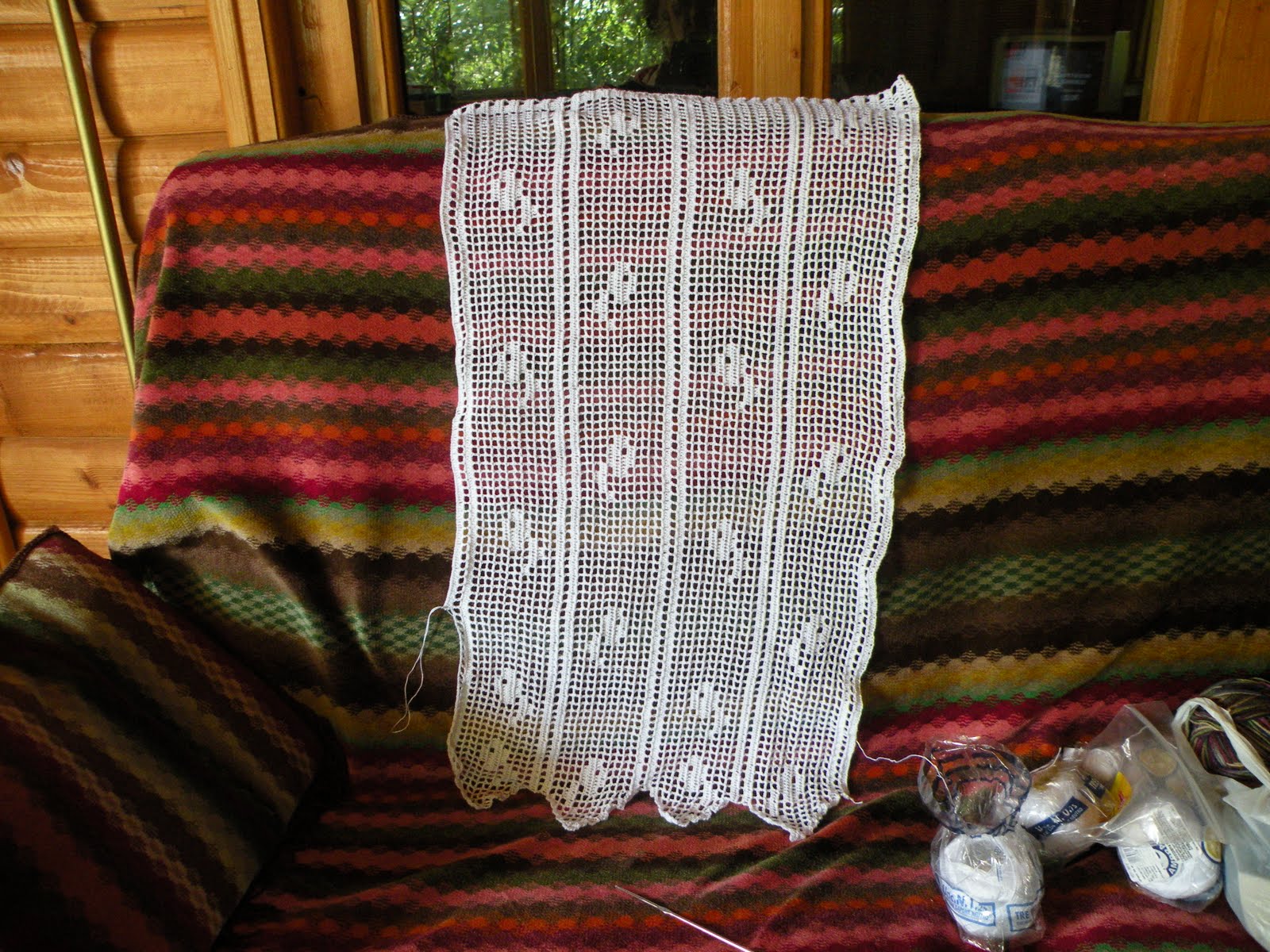 hand made: Perdele crosetate