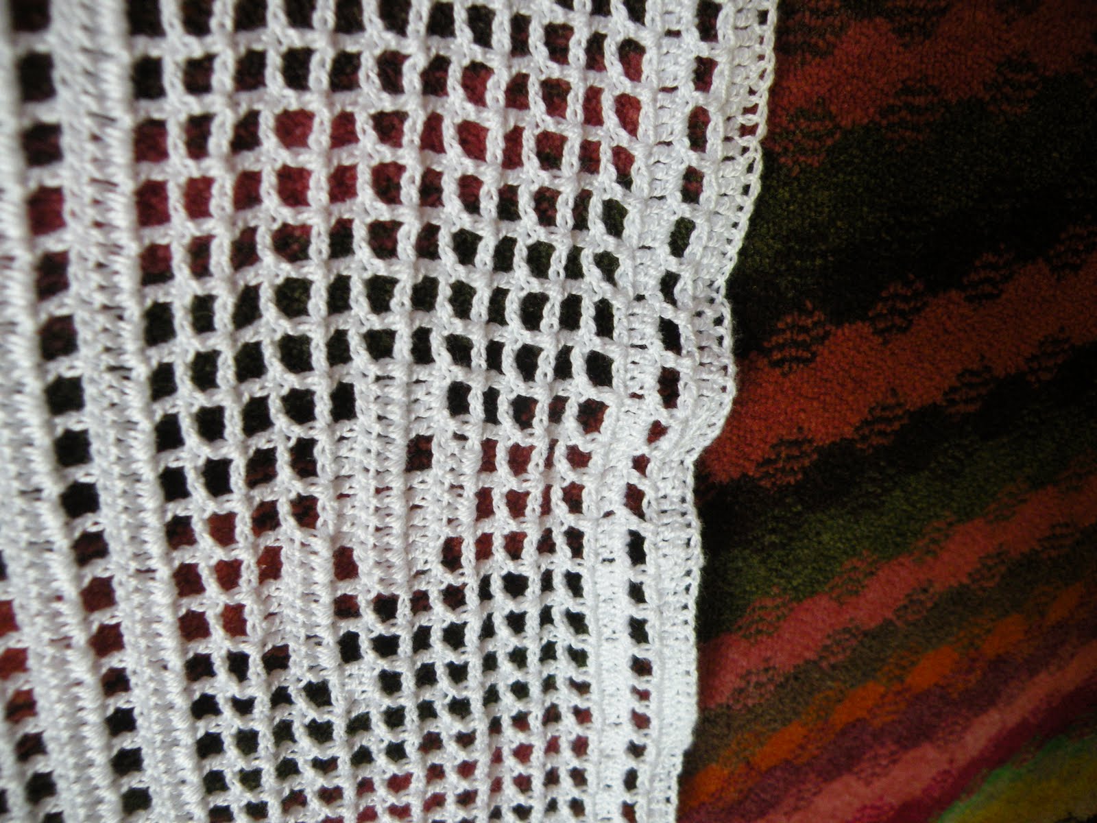 hand made: Perdele crosetate