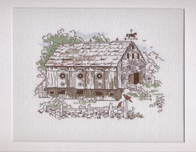 Crafty Cross Stitch: Completing the Barns