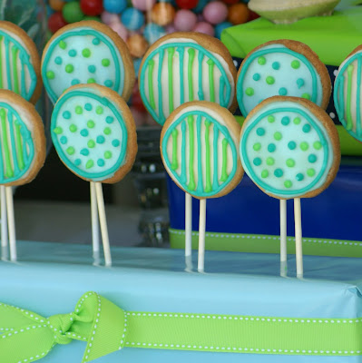 A Blue and Green Splish Splash Pool Party - Anders Ruff Custom Designs, LLC