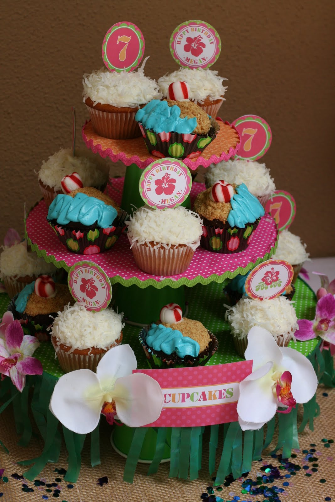 Megan's Luau Pool Party - Anders Ruff Custom Designs, LLC