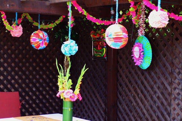 Megan's Luau Pool Party - Anders Ruff Custom Designs, LLC