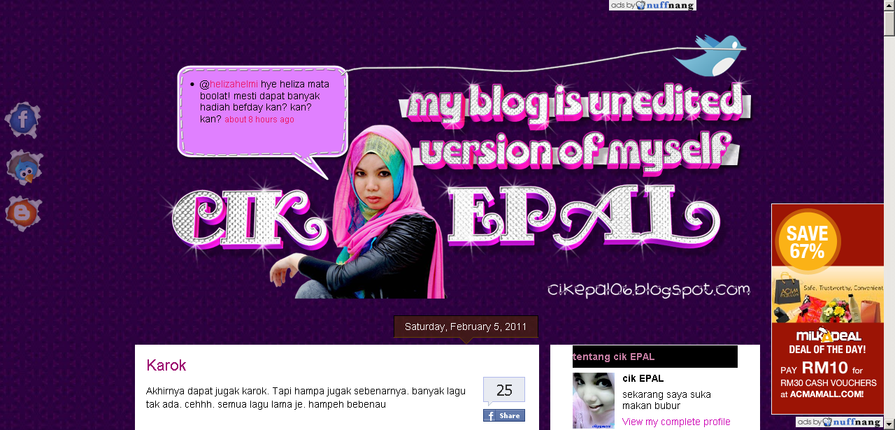 Gulai Tempoyak Ikan Patin: Aku Hack Blog Cik Epal?