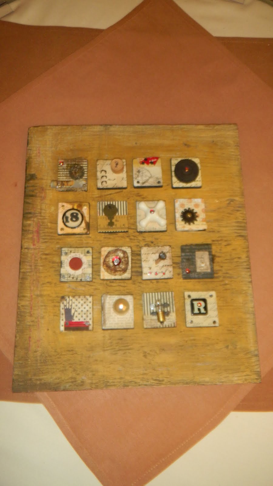 Alley Art Studio: Wood Collage Vignettes